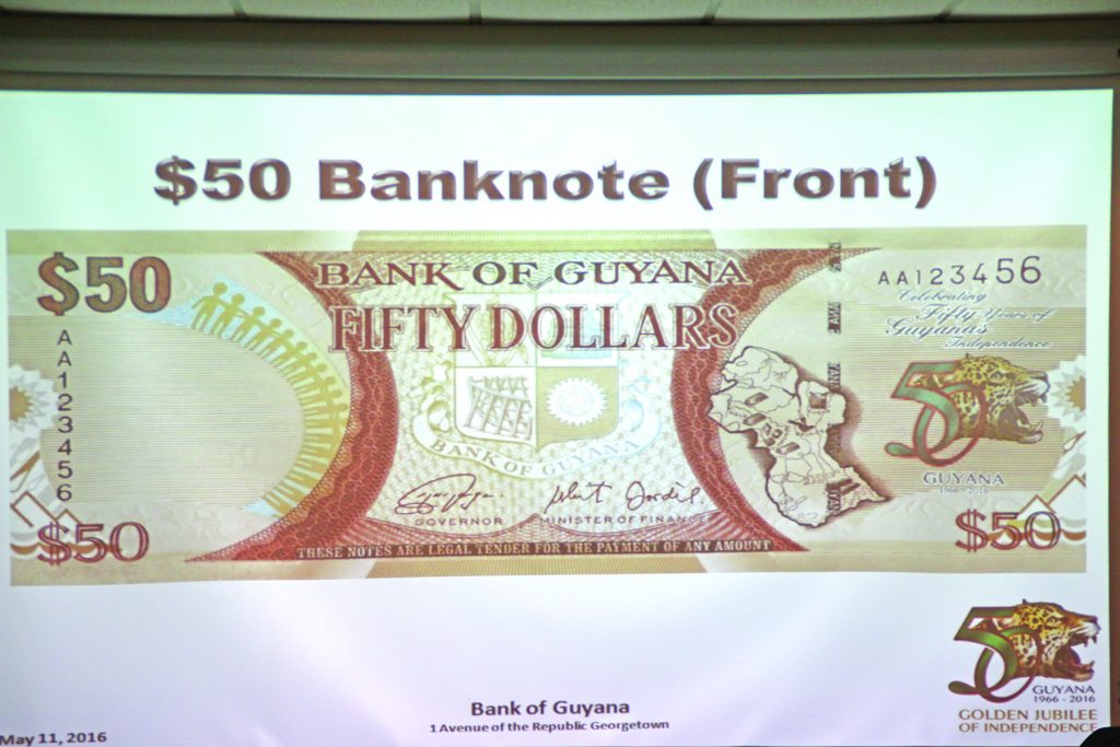 $50 note, 2 commemorative coins launched - Guyana Times