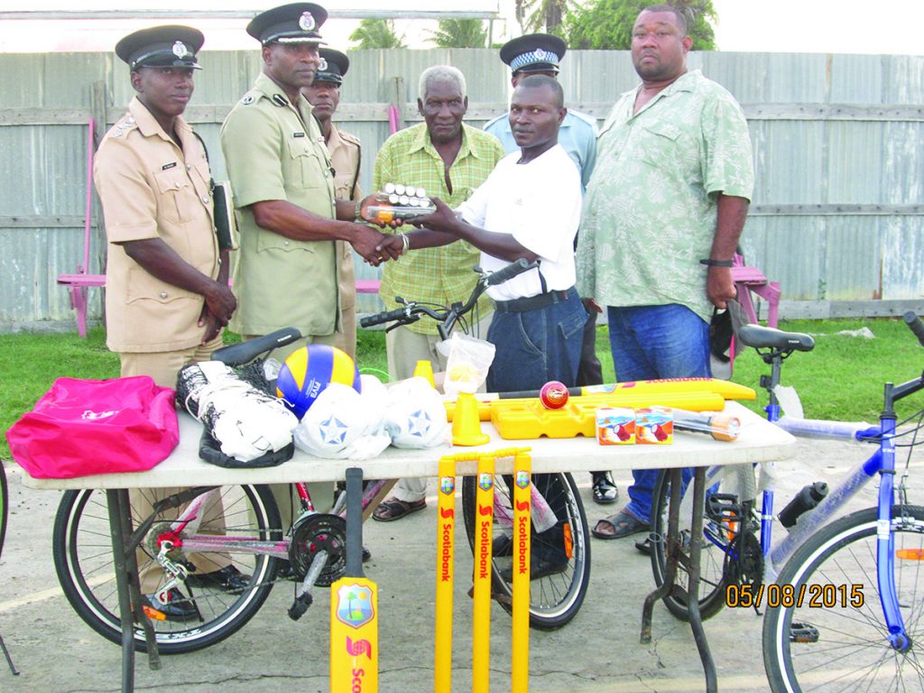 RHTY&SC cricket teams and friends assist GPF ‘B’ Division - Guyana Times