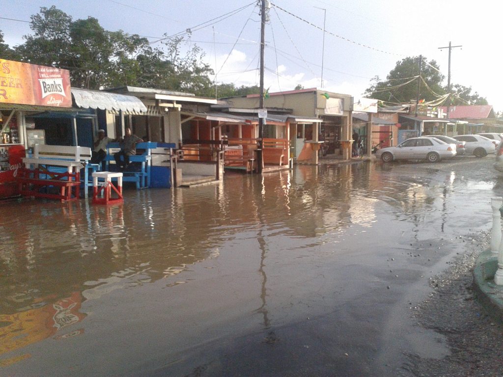 High tide floods Vreed-en-Hoop stalls - Guyana Times