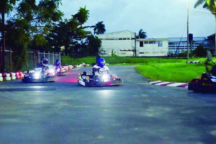 The trill life at Cosmos Go-Kart facility - Guyana Times