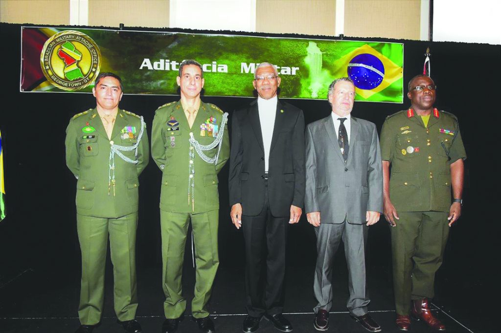 President welcomes new Brazilian Military Attaché - Guyana Times