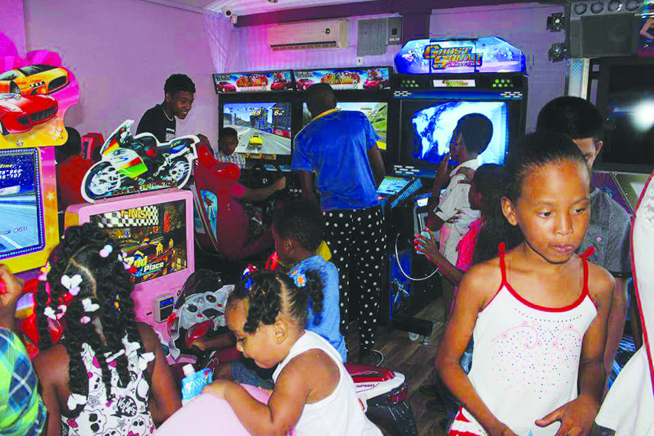 $10M games arcade opens in Bartica - Guyana Times