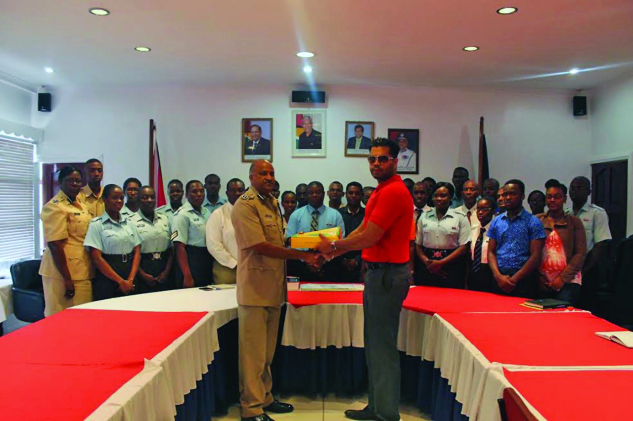 Police get stationery donation from P&P Insurance - Guyana Times