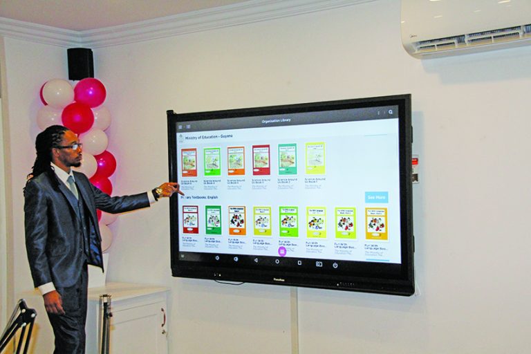 Education Ministry launches $6M ‘Smart’ classroom - Guyana Times