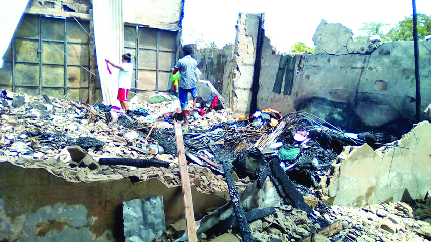 Parika Market Centre bond goes up in flames - Guyana Times