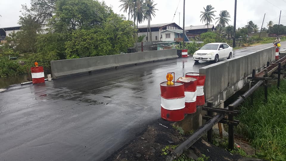 Traffic congestion to ease as Good Hope Bridge reopens - Guyana Times