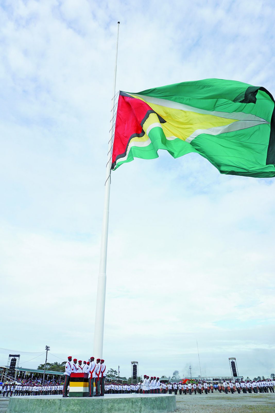 Golden Arrowhead hoisted as Guyana rings in 52nd Independence ...