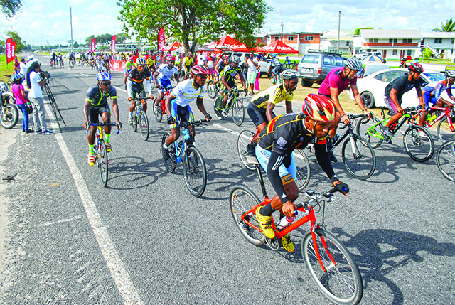 Lucrative 20-lap cycling for National Park outer circuit - Guyana Times