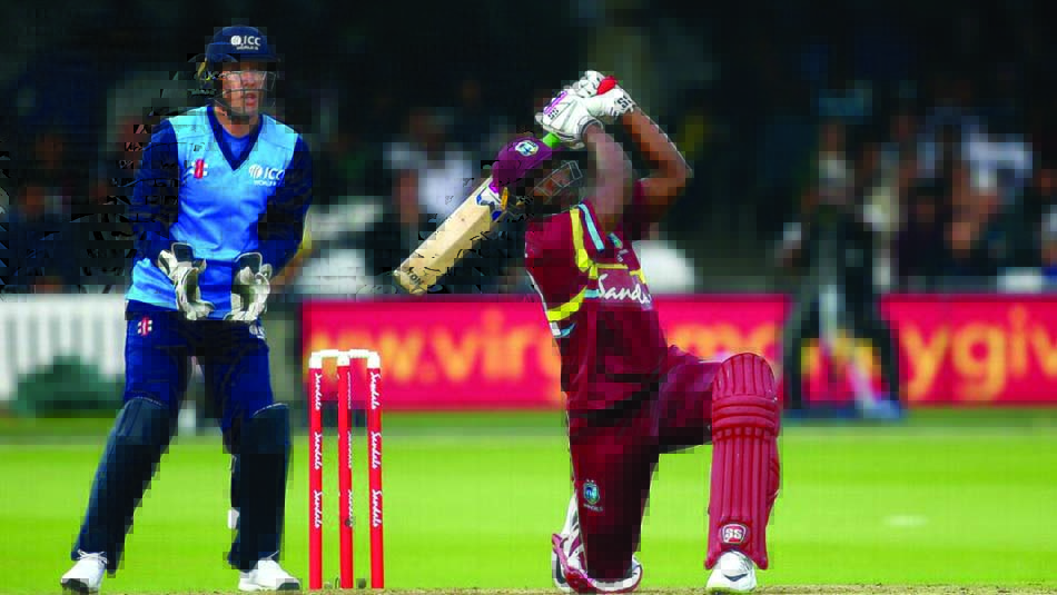 Lewis, bowlers help Windies topple World XI - Guyana Times