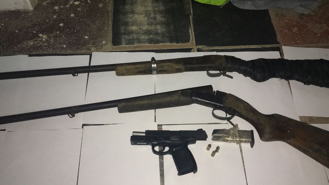 5 arrested after guns, drugs bust - Guyana Times
