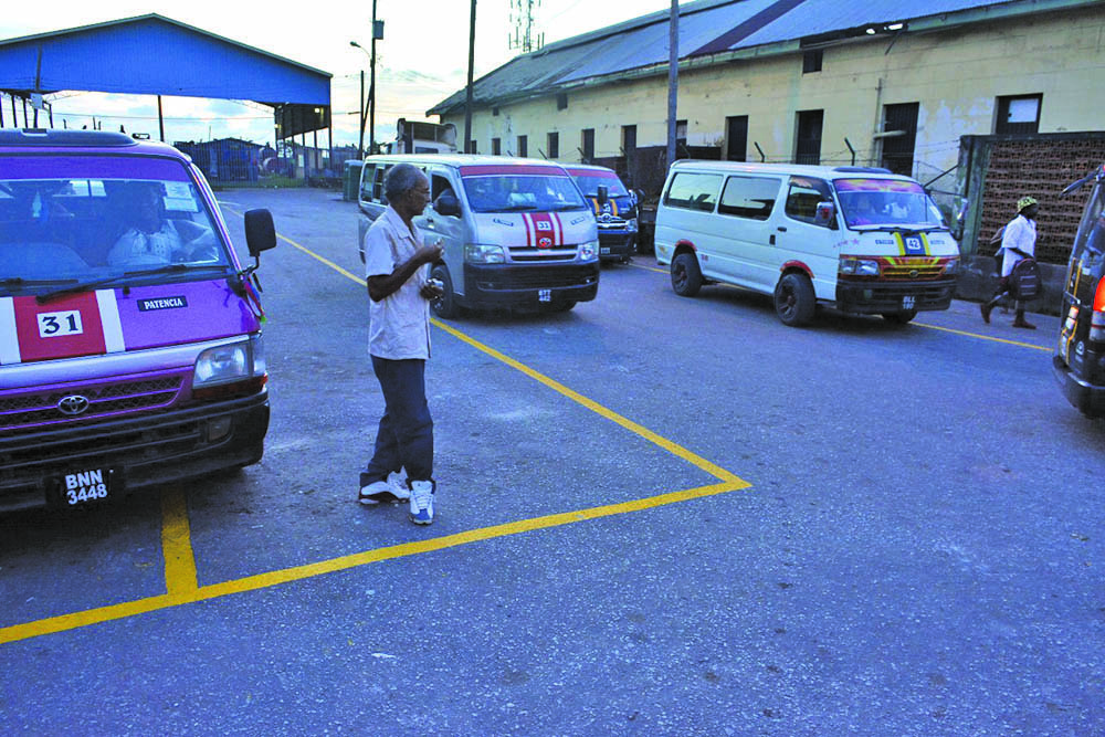 City Hall finds temporary location for Route 42 minibuses - Guyana Times