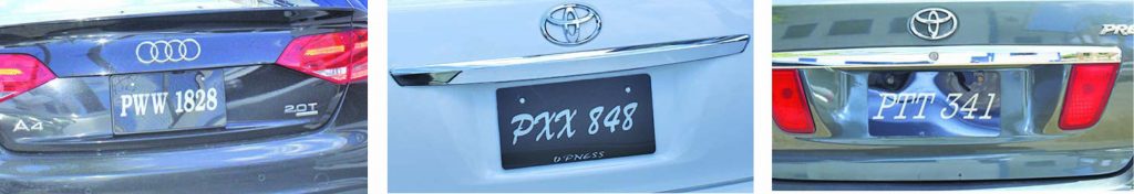 Police crack down on “obscured” number plates - Guyana Times