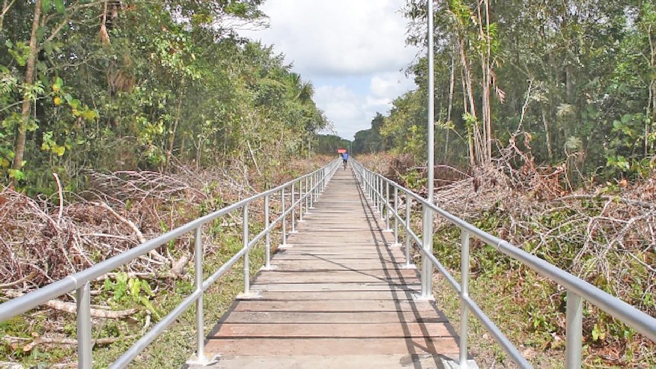Wakapoa Village gets $19M Bridge - Guyana Times