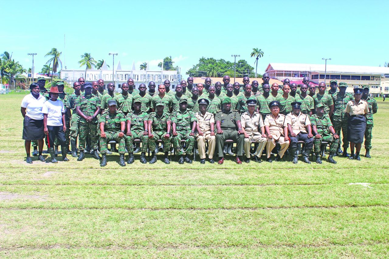 25 Cadets graduate from standard officers’ course - Guyana Times