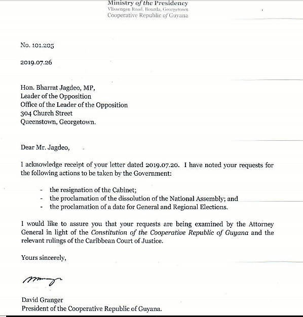 President claims AG "examining calls" for Cabinet’s resignation ...