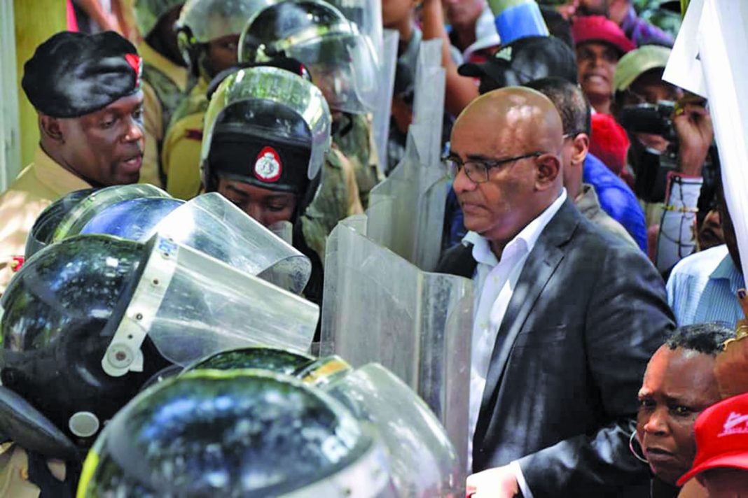 Guyanese protest Guyana’s illegal Govt - Guyana Times