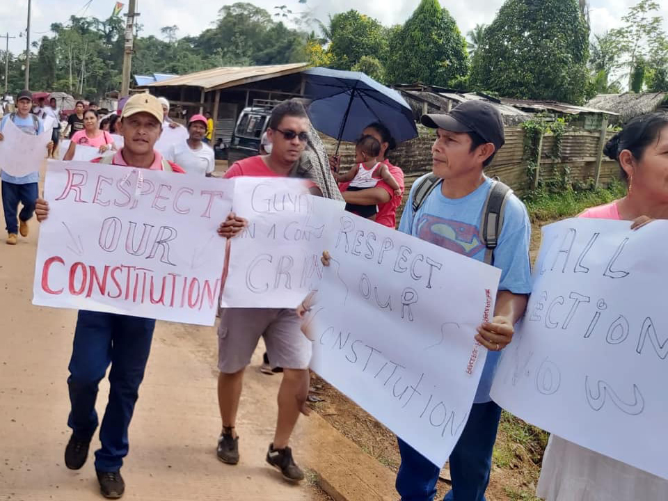 Democratic right to protest denied in Reg 1 - Guyana Times
