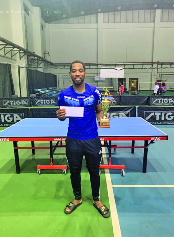 Guyana’s Shemar Britton wins 2019 Trinbago Men’ Open Table Tennis title ...