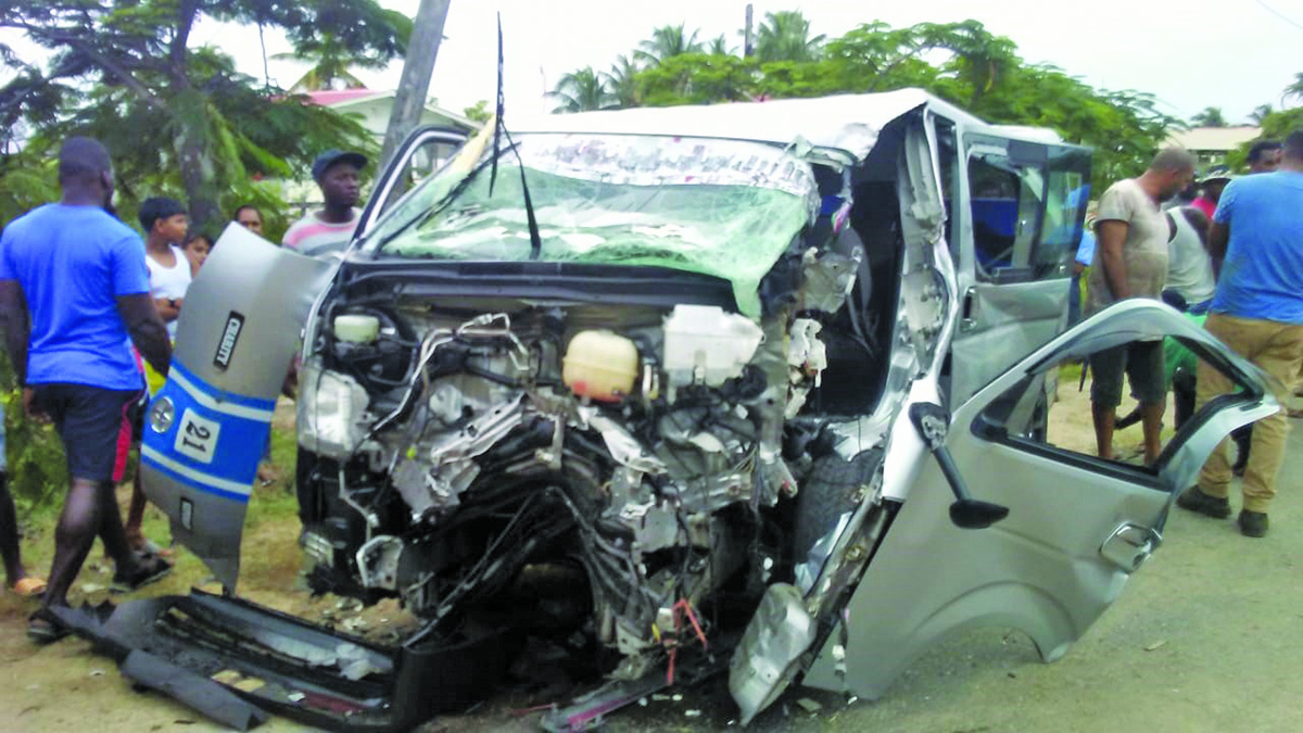 Several injured after minibus crashes into utility pole in Region 2 ...