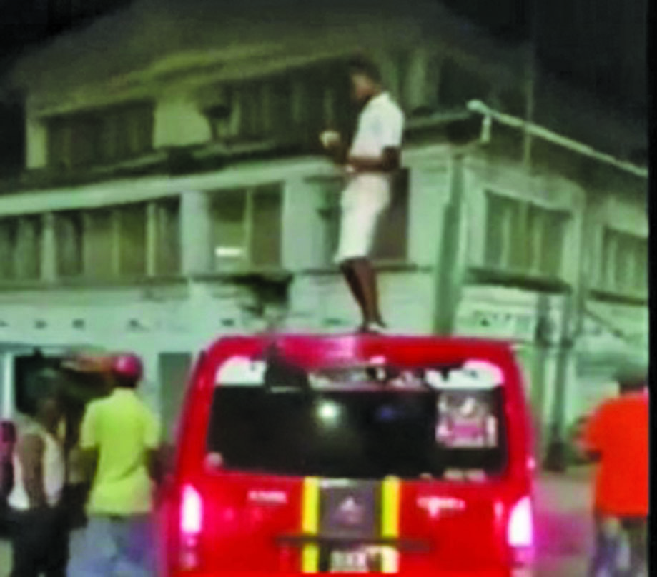 Conductor dances on moving minibus: Police probing viral video - Guyana ...