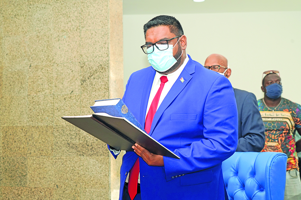 President Irfaan Ali’s inauguration set for today - Guyana Times