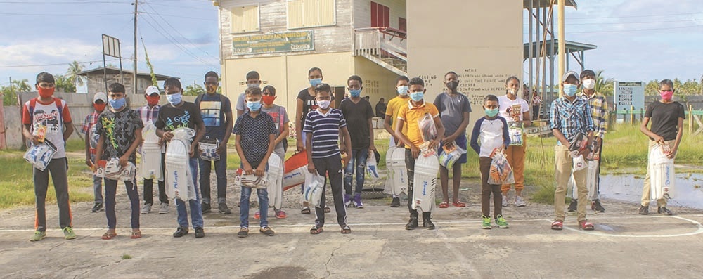 RHTY&SC, BCB distribute cricket gear under Basil Butcher Memorial ...
