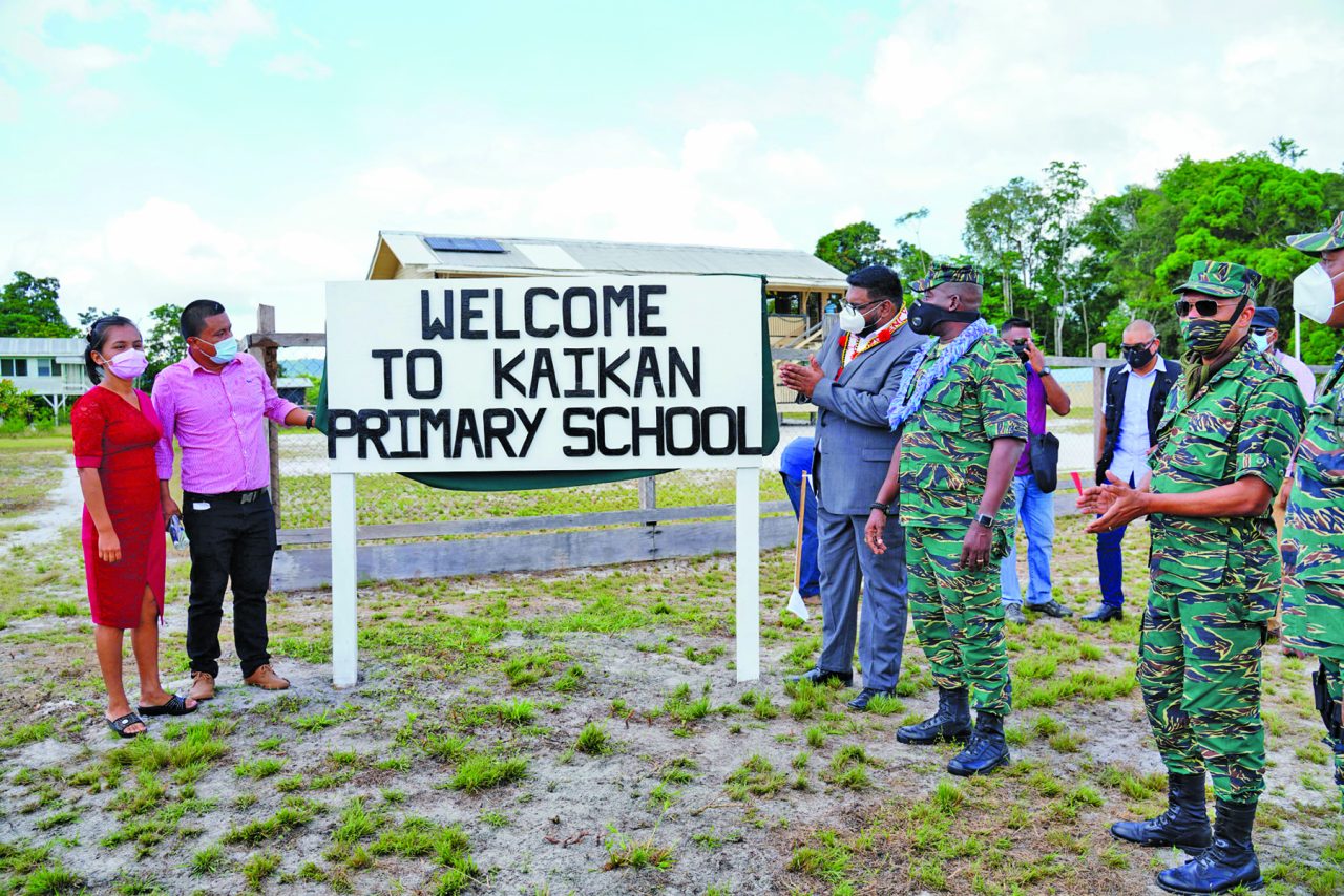 Kaikan will not be left out of Guyana’s development agenda – President ...