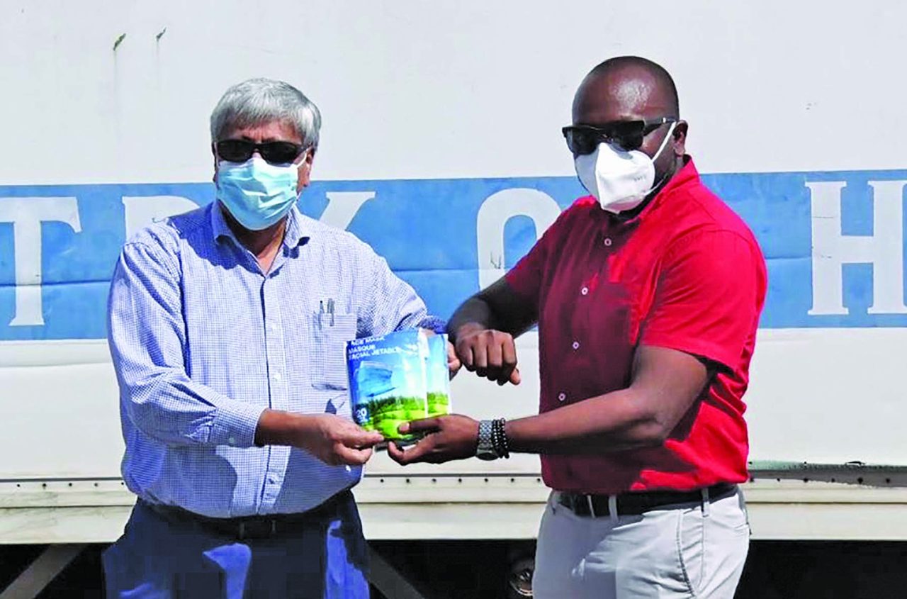 Doobay Medical Centre donates 1 million masks to Health Ministry ...