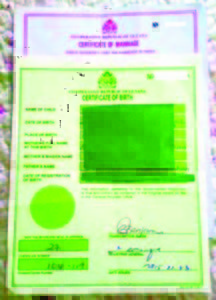 Enhanced security features for birth, death, marriage certificates ...