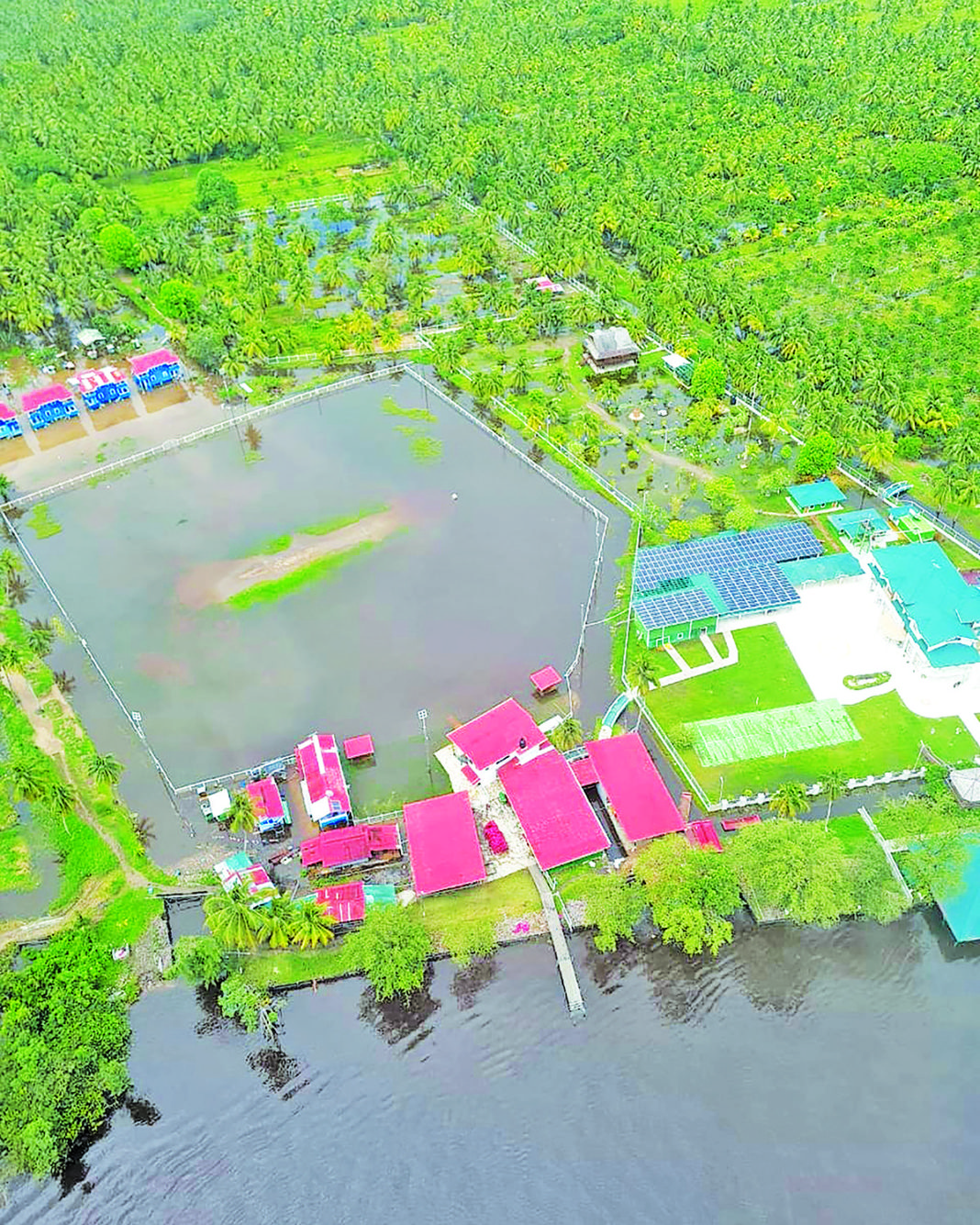 Floodwater 12ft high in Kwakwani - Guyana Times