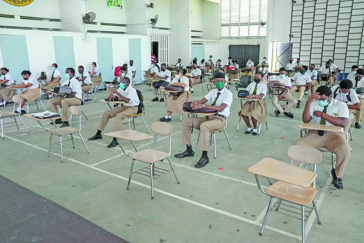 School’s auditorium prepped for students to write CSEC - Guyana Times