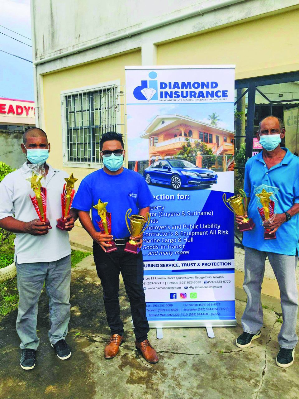RHTY&SC receives massive boost from Diamond Insurance - Guyana Times