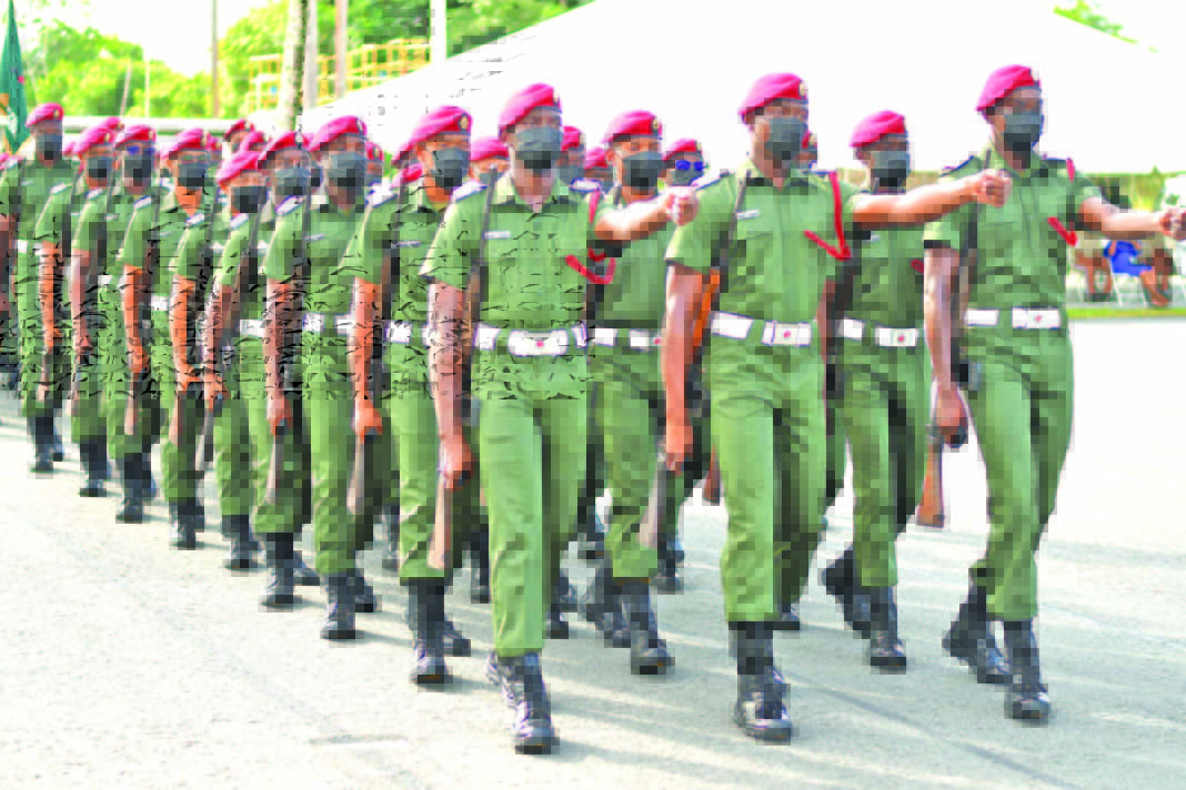 27 GDF officer cadets promoted to ensigns - Guyana Times