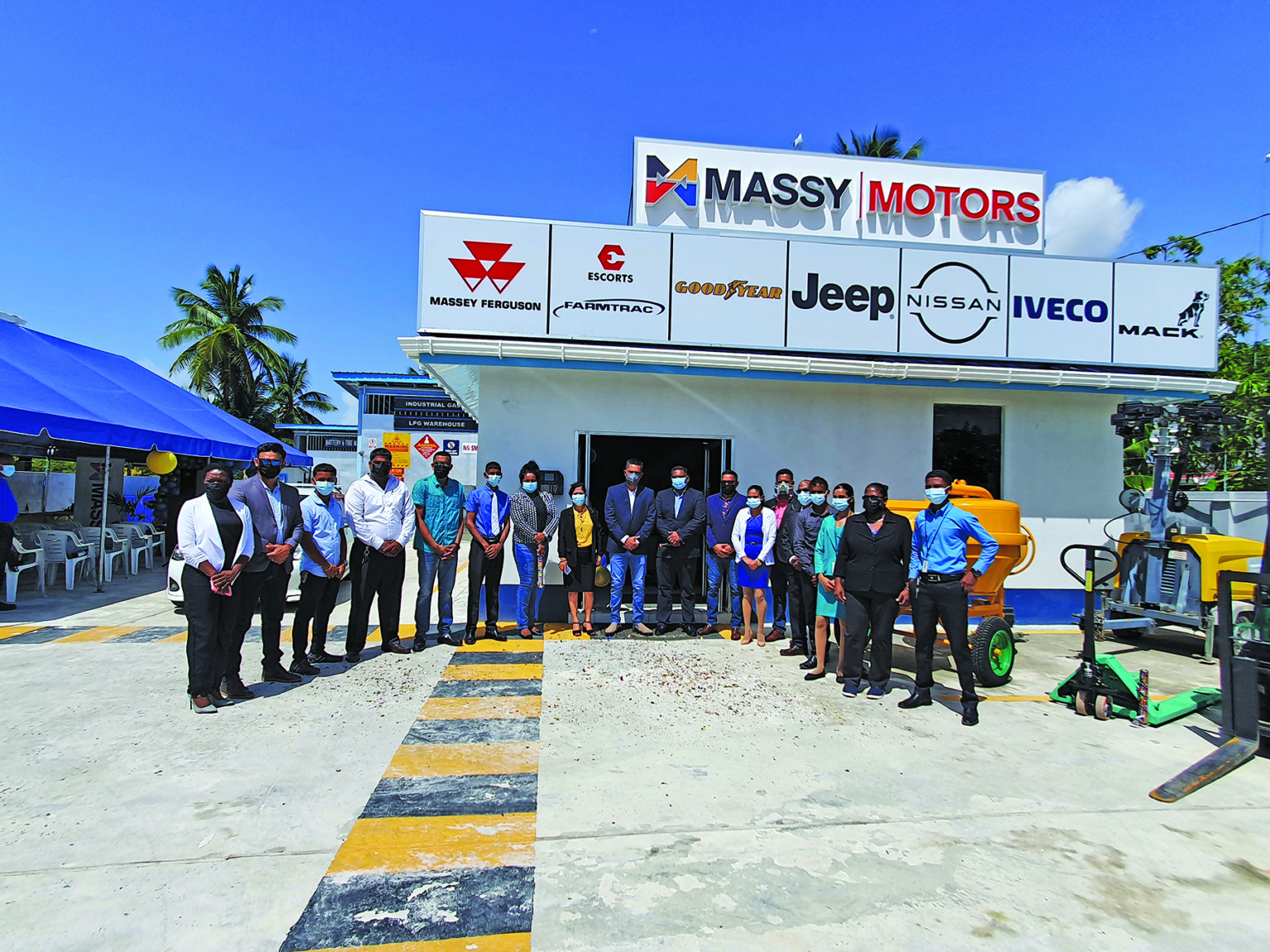 Massy Group reopens Massy Motors in Essequibo - Guyana Times