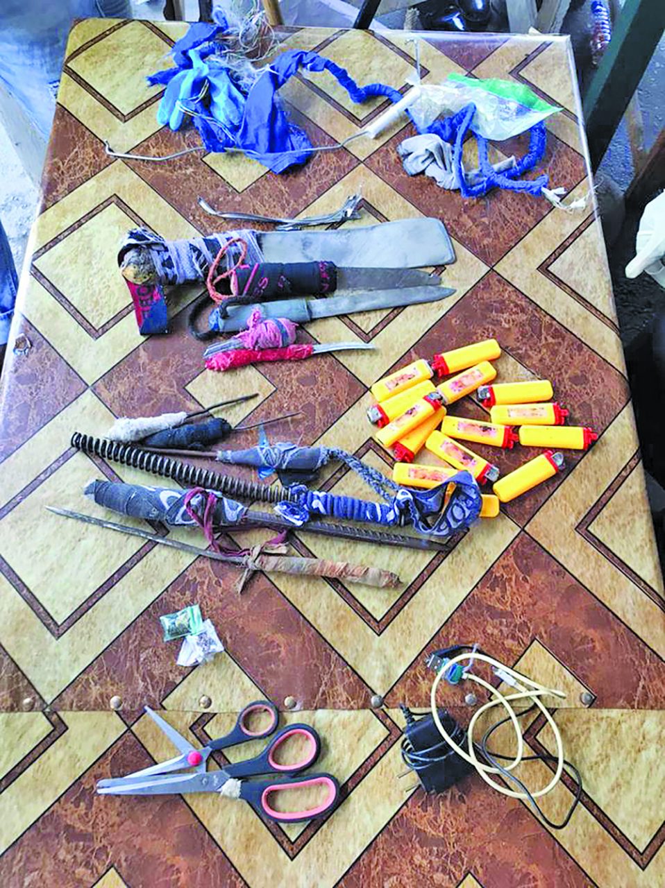 Improvised weapons unearthed during prison raid - Guyana Times