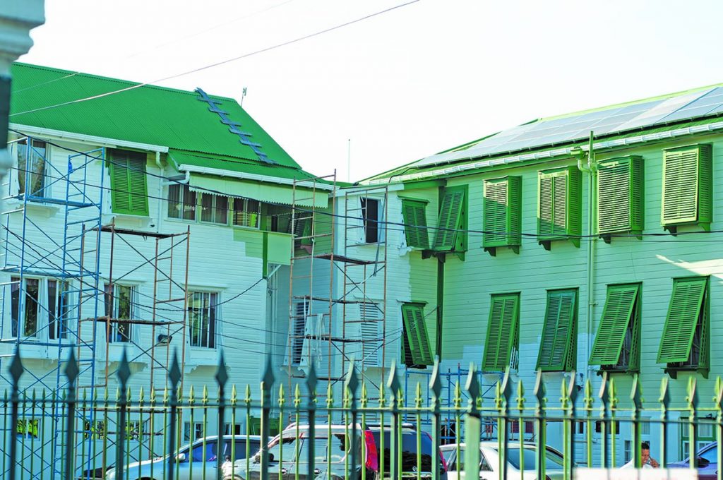 State House being restored to heritage colour, no State funds used ...