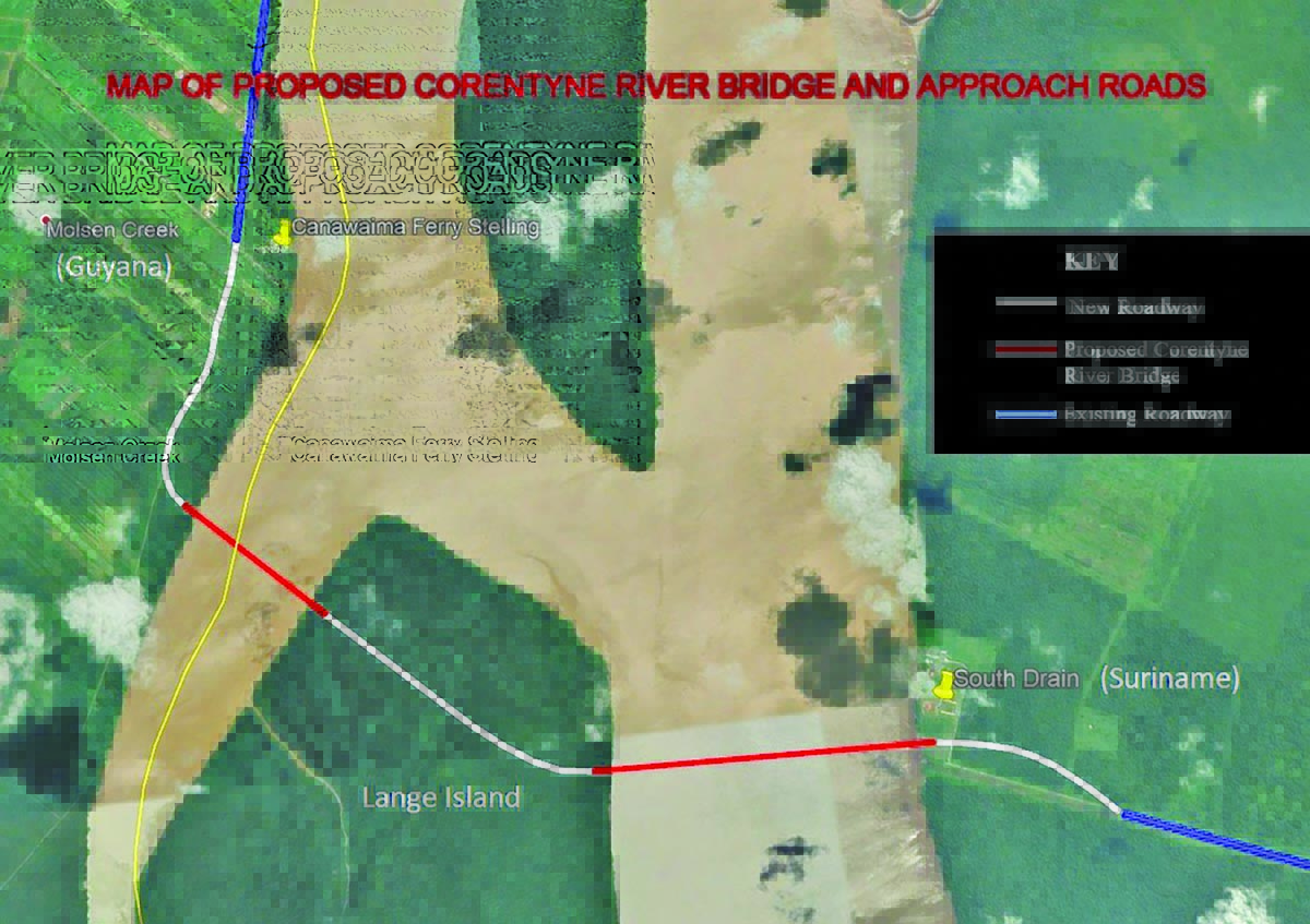Shortlisted firms for Corentyne bridge construction conduct site visit ...