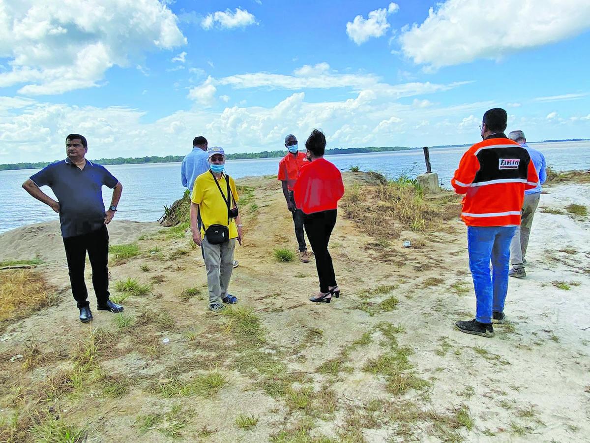 Shortlisted firms for Corentyne bridge construction conduct site visit ...