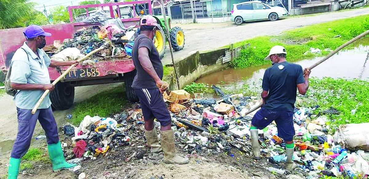 Massive clean-up exercise ongoing in Region 2 - Guyana Times