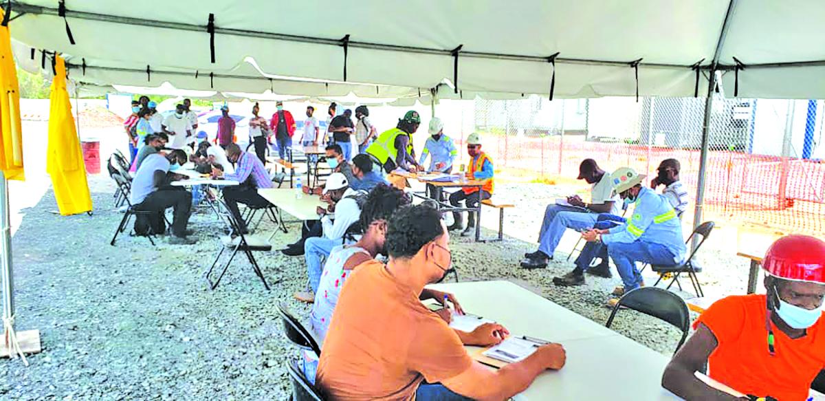 Nabi/KCL joint venturers conduct job fair targeting hundreds - Guyana Times