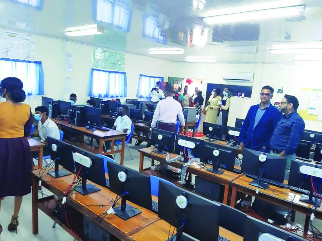 Businessman Nazar "Shell" Mohamed gives back to alma mater - Guyana Times