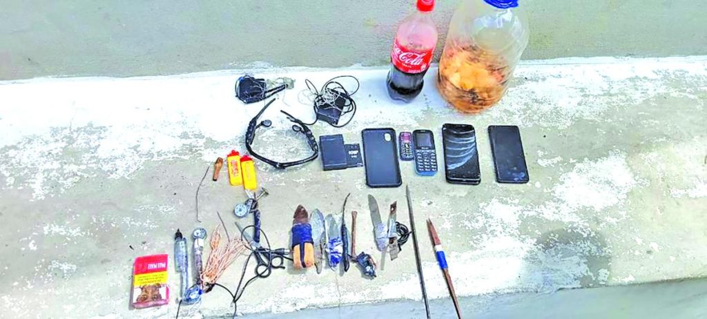 Improvised weapons, other contraband found during prison raids - Guyana ...