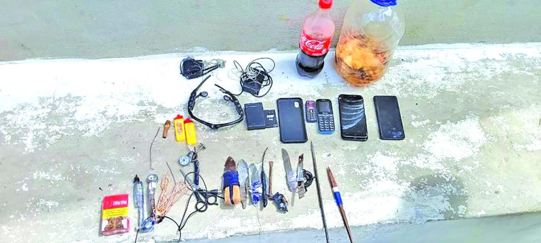 Improvised weapons, other contraband found during prison raids - Guyana ...