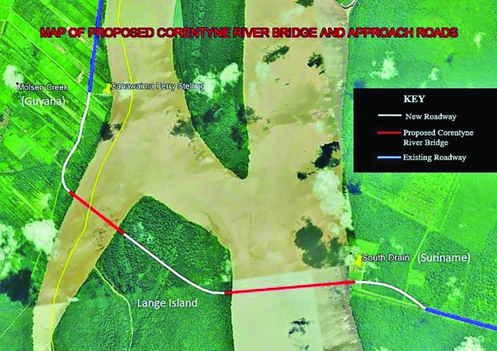 ALS SURINAME LEIDENDE ROL BOUW CORANTIJN BRUG NIET OPEIST ZULLEN ...