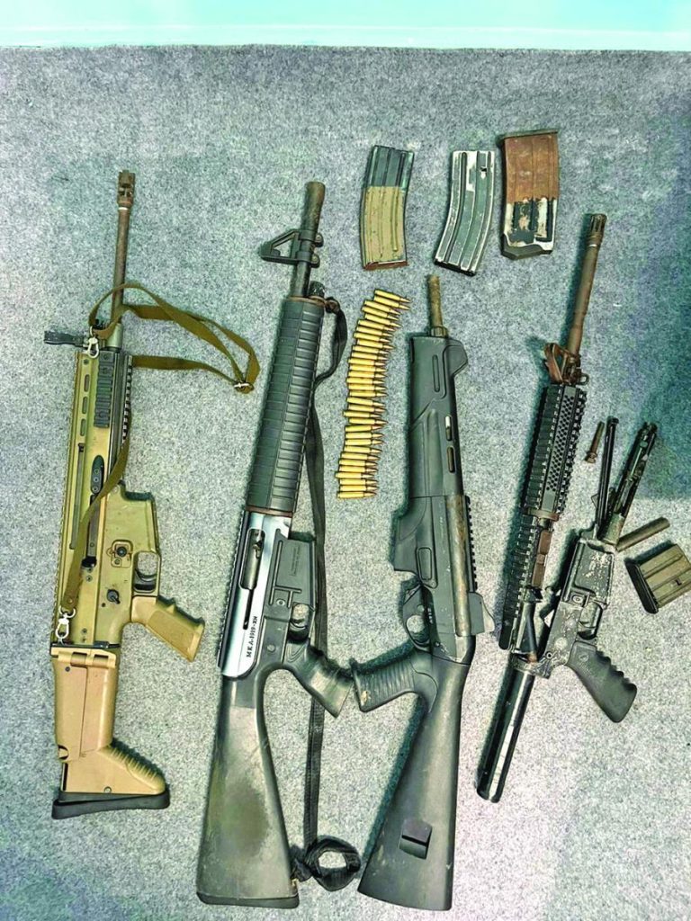 High-powered weapons discovered at Reg 7 mining camp - Guyana Times