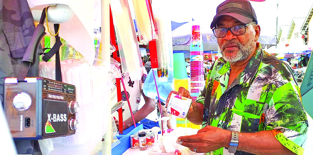 Snow-cone vendor ‘Dougla’ keeps his customers ‘cool’ - Guyana Times