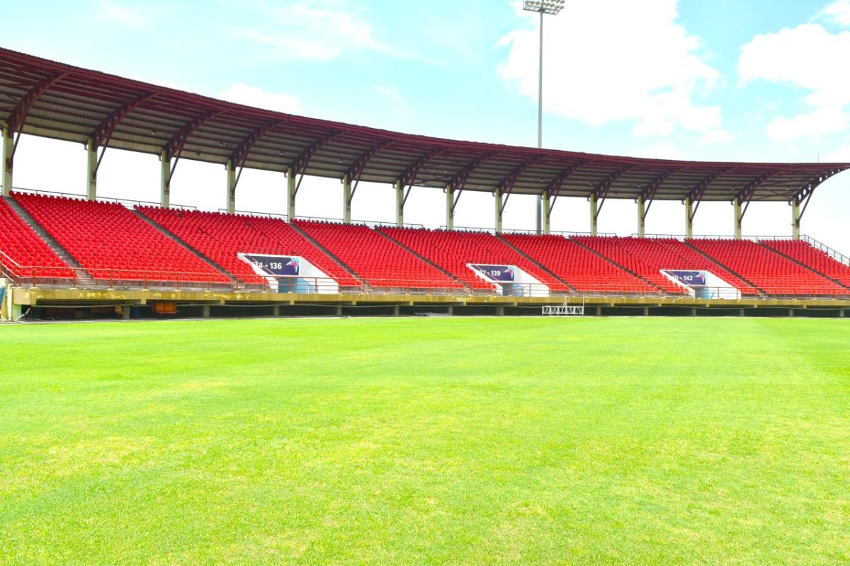National Stadium’s facelift almost complete - Guyana Times