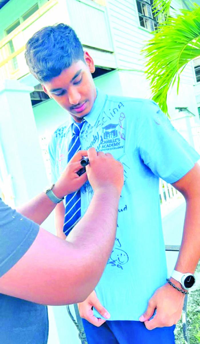 Aspiring lawyer Daniel Persaud tops Camille’s Academy with 15 CSEC ...