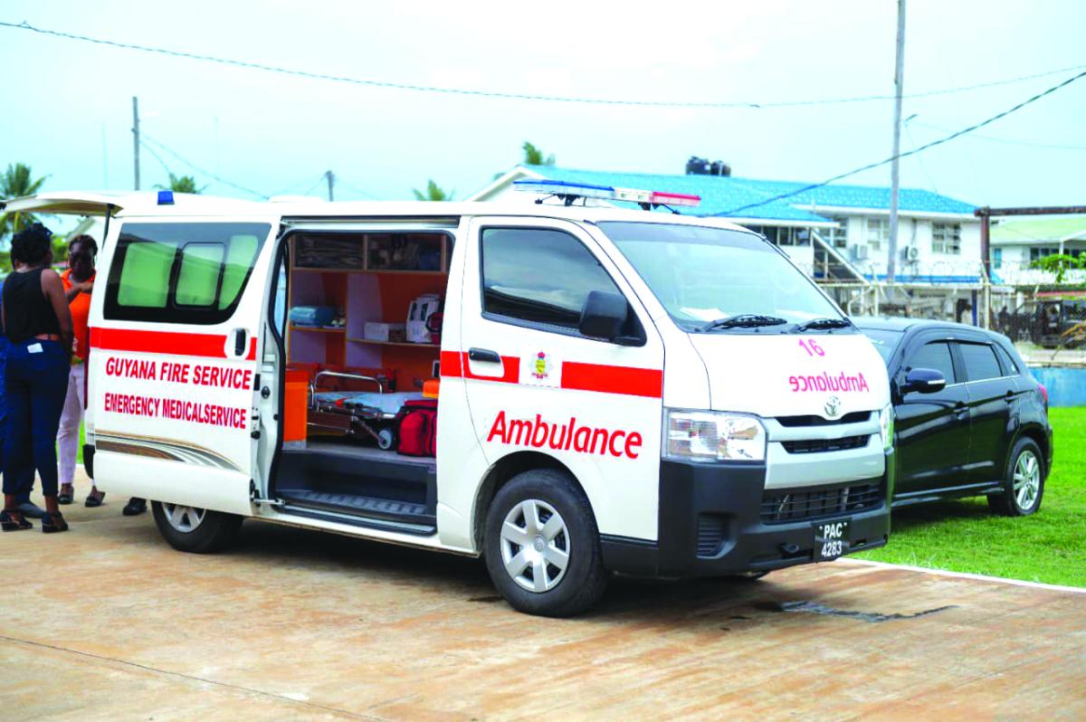 EMT service now available in Region 5 - Guyana Times
