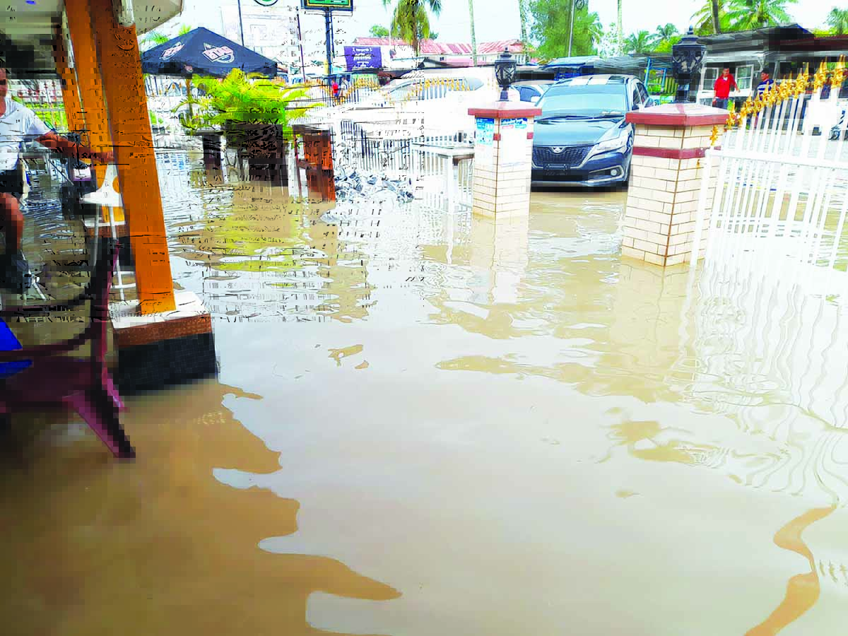 Heavy downpour causes major flooding in Charity - Guyana Times